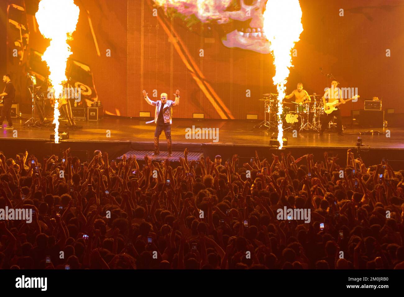 Palasele, Eboli, Italy, December 06, 2022, Salmo during Salmo - Flop ...