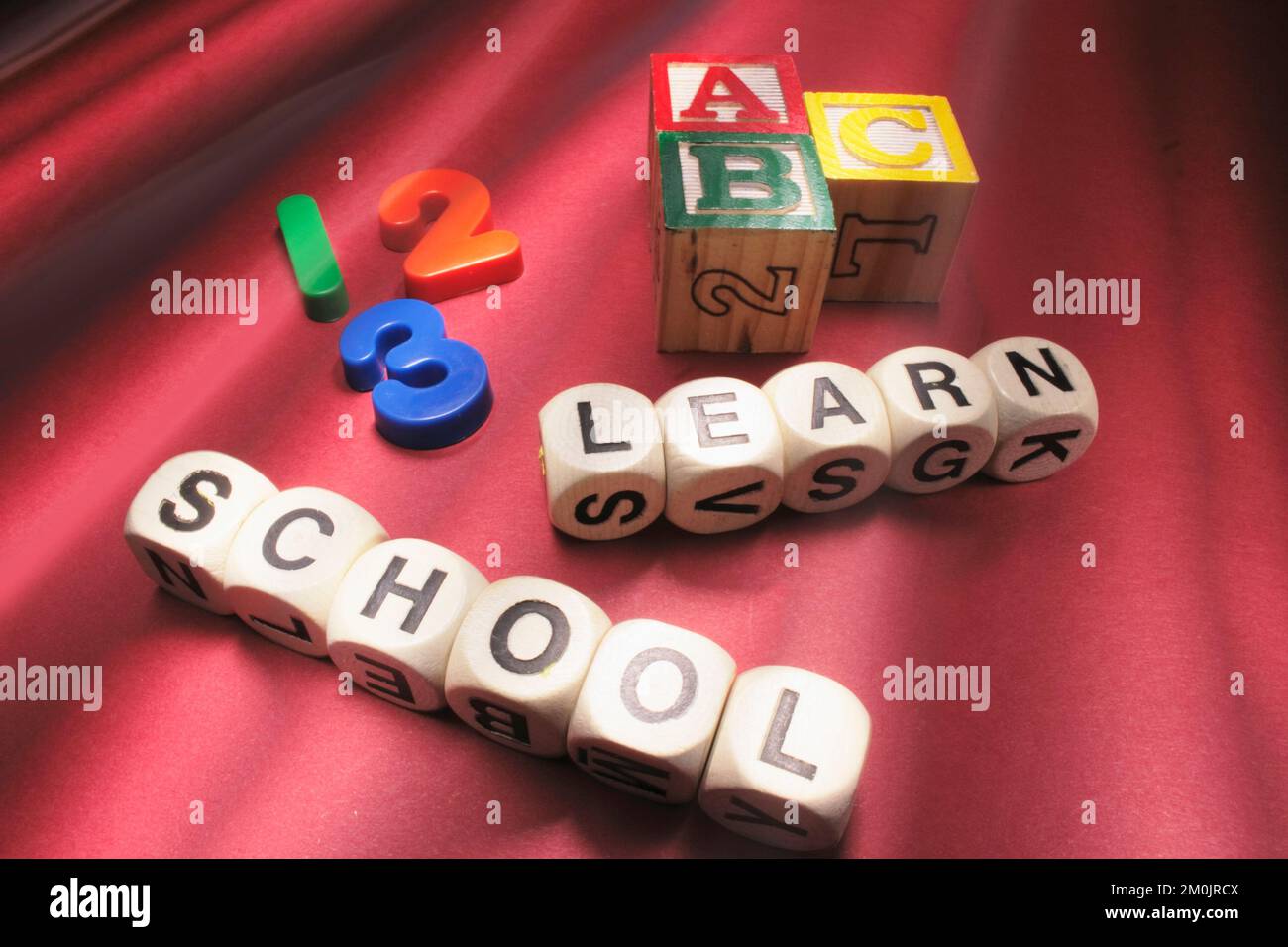 Learning numbers for kindergarten hi-res stock photography and images ...