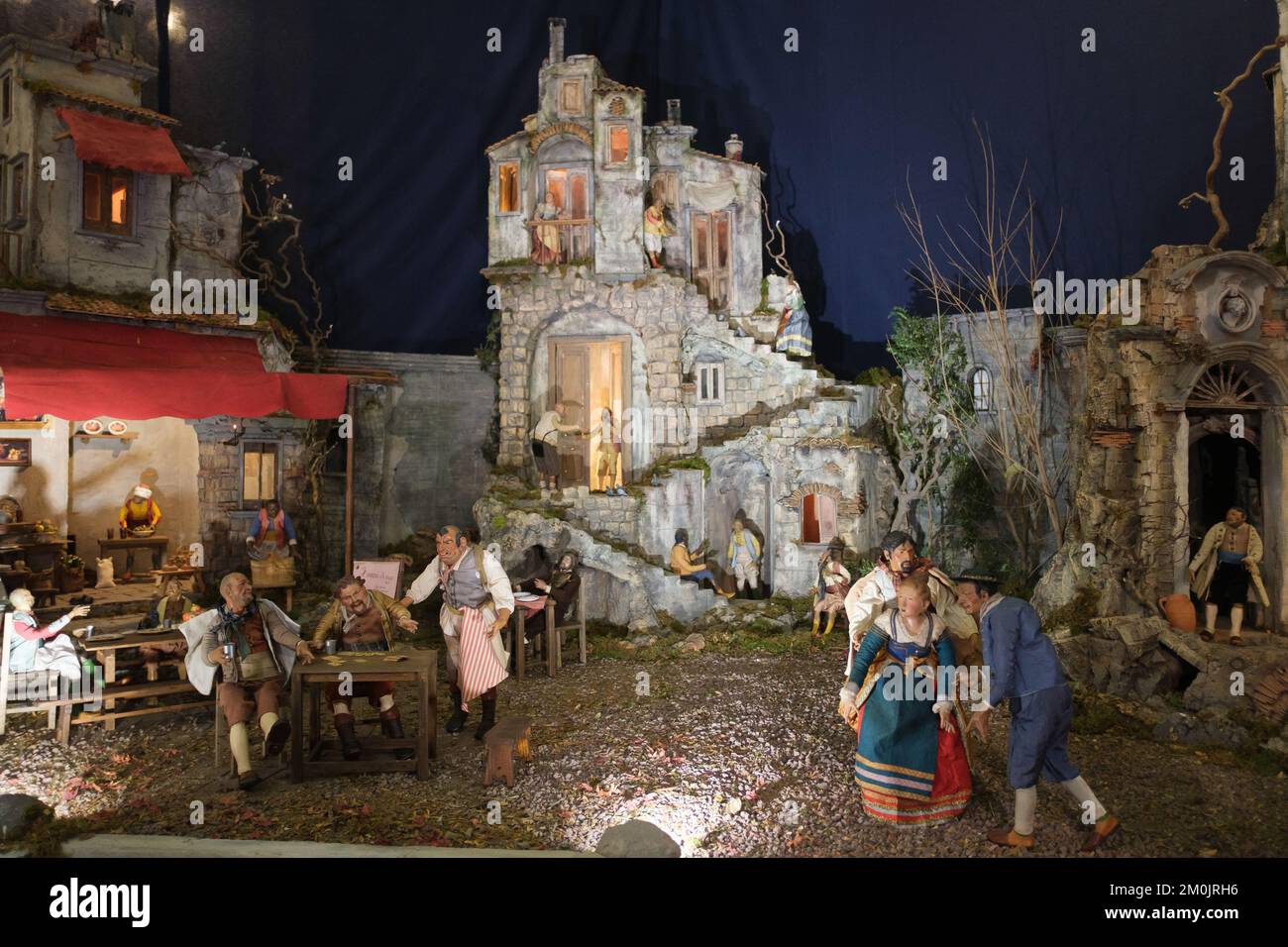 Various figures representing a scene from a market are shown in the ...