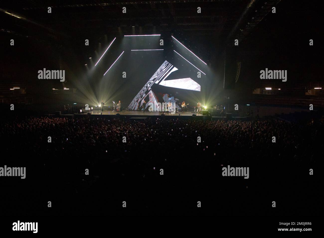 Salmo during the Italian singer Music Concert Salmo - Flop Tour 2022 on ...