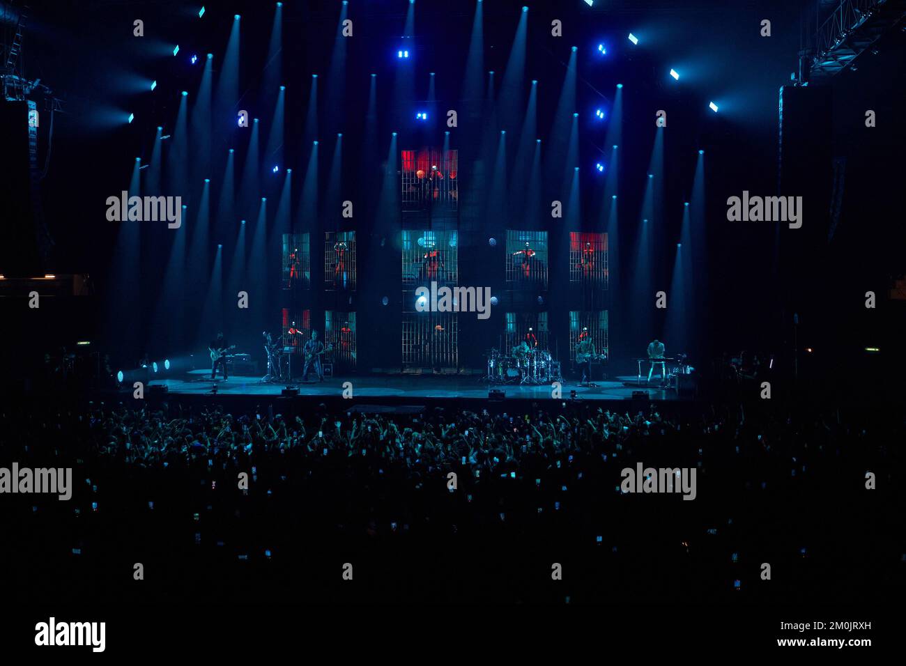 Salmo during the Italian singer Music Concert Salmo - Flop Tour 2022 on ...