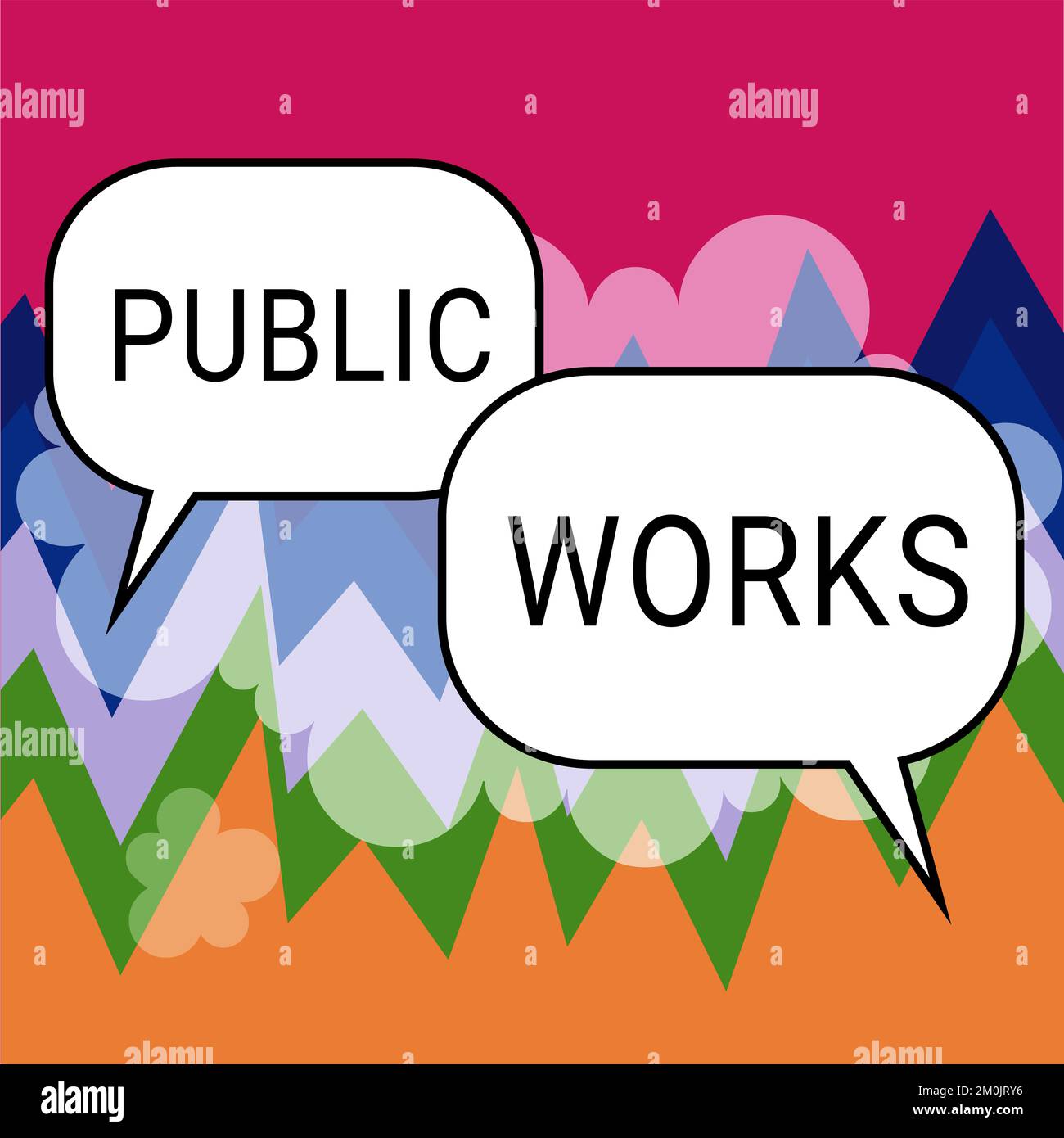 Inspiration showing sign Public Works. Concept meaning Describes the ...