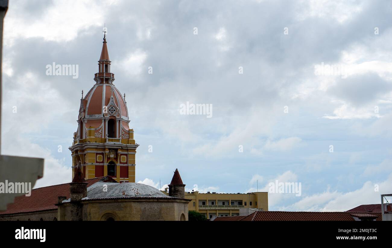 Record rain in Cartagena, Colombia Stock Photo - Alamy