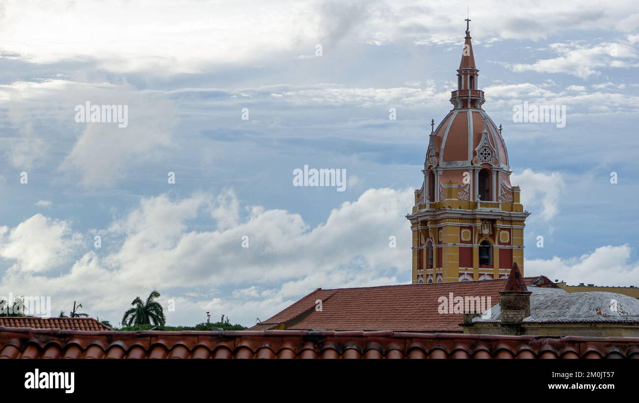 Record rain in Cartagena, Colombia Stock Photo - Alamy