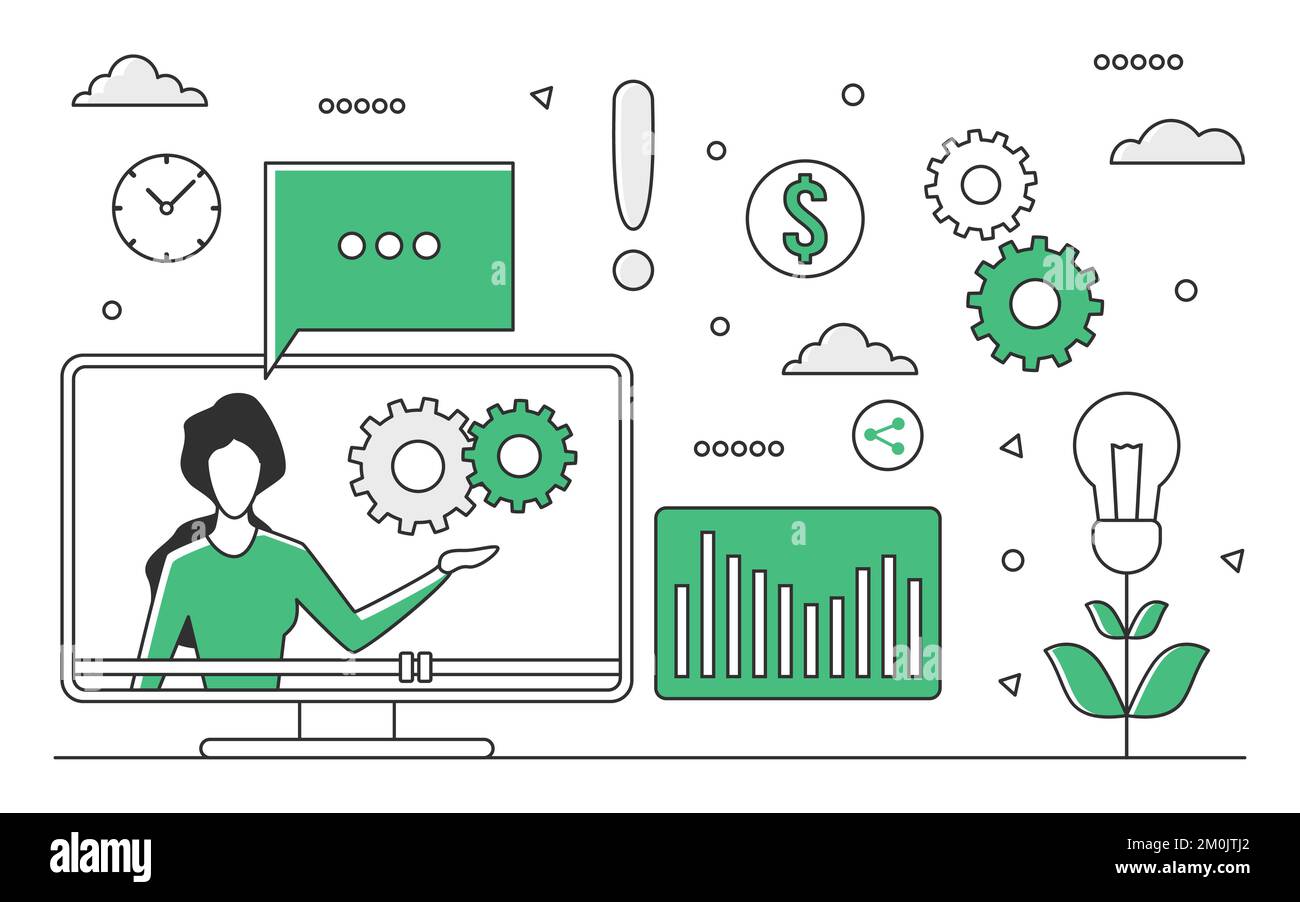 Online customer support. Online chat support, virtual help service ...