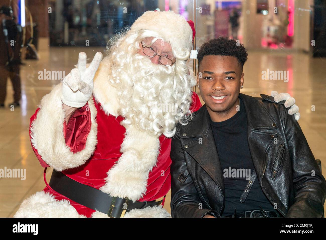 Al Burke - Santa, KingCarlX attend Christy’s Foundation Celebrates the ...