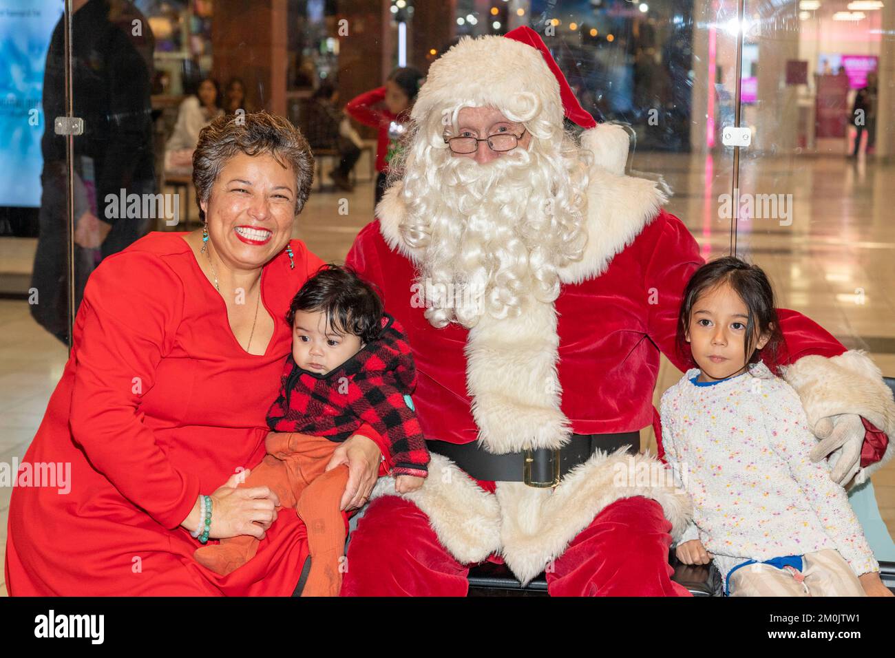 Al Burke - Santa with guests attends Christy’s Foundation Celebrates ...