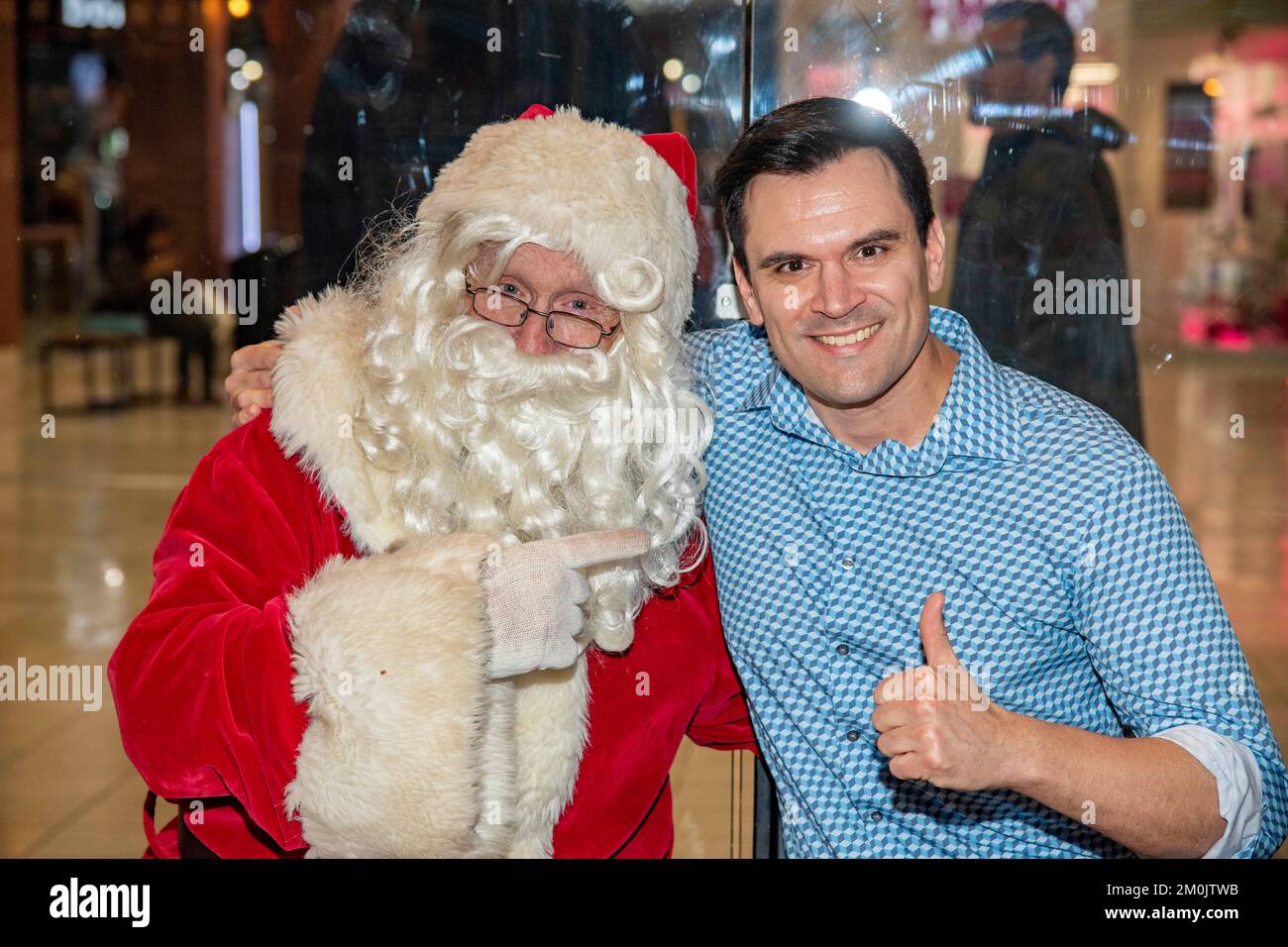 Al Burke - Santa, Kash Hovey attend Christy’s Foundation Celebrates the ...