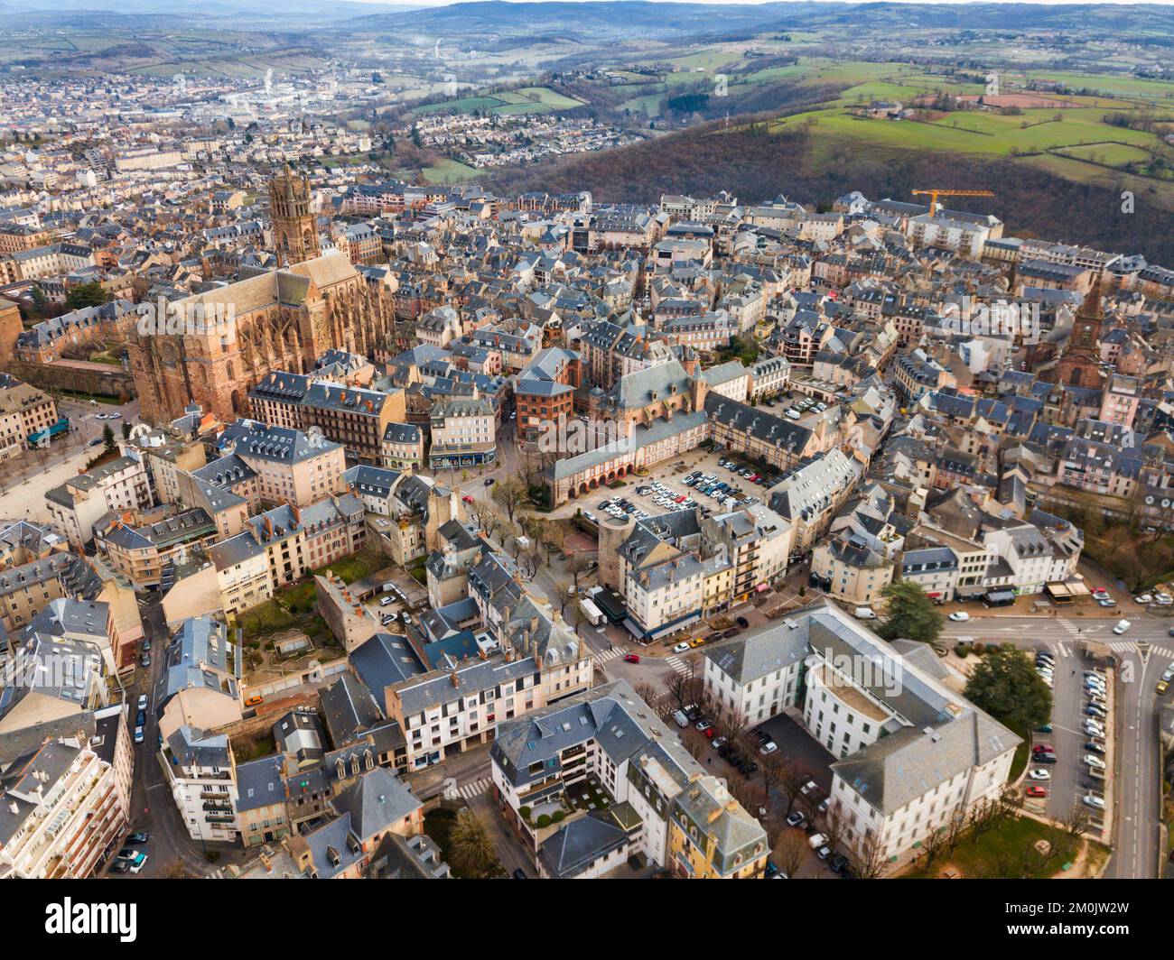 Rodez view hi-res stock photography and images - Alamy
