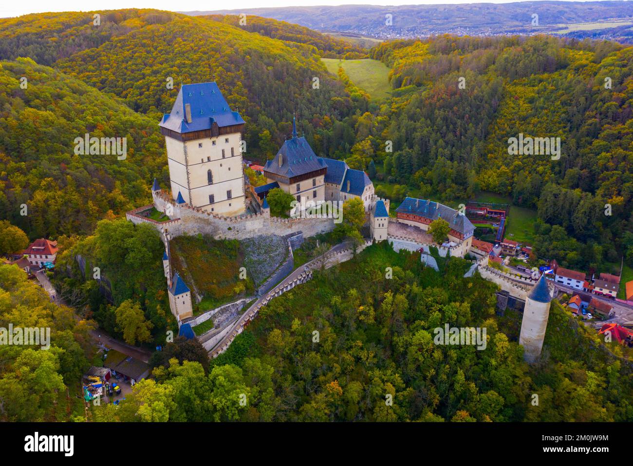 Karlstejn castle, Czech Republic Stock Photo - Alamy