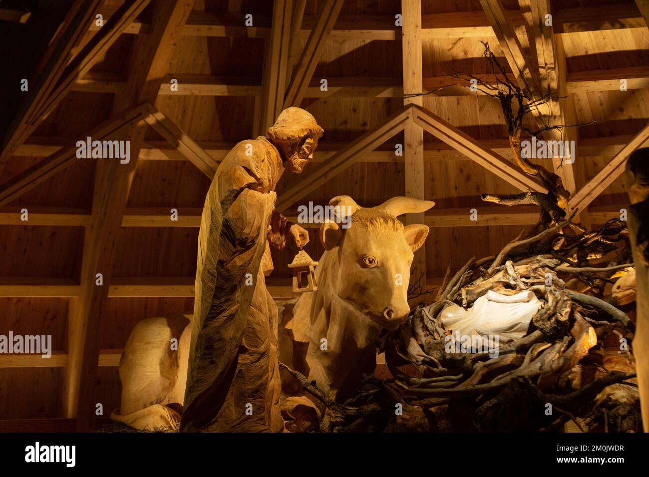 Rome, Italy. 6th Dec, 2022. Detail of nativity scene in St. Peter's ...