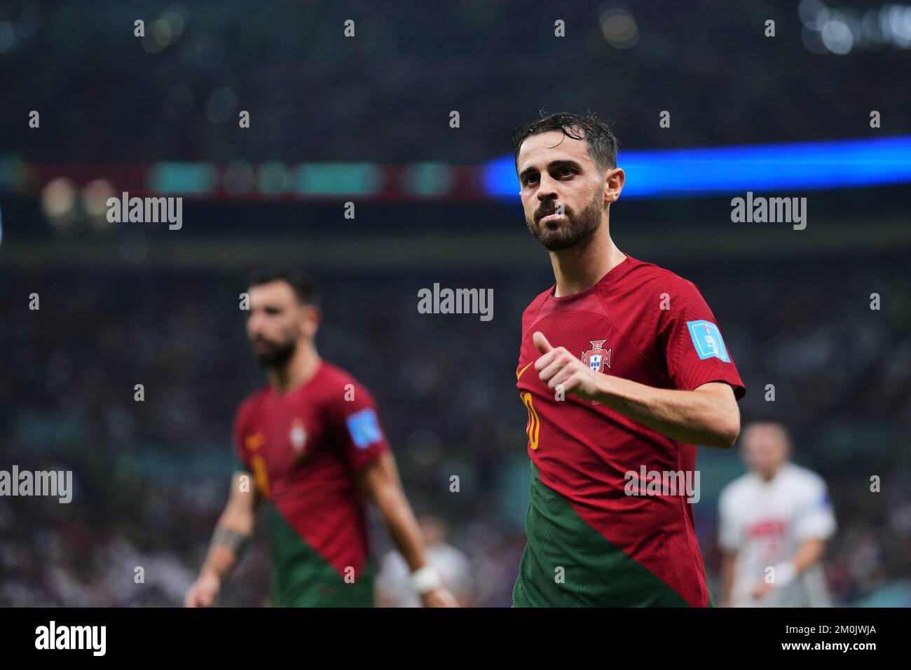 Lusail, Qatar. 6th Dec, 2022. Bernardo Silva (POR) Football/Soccer ...
