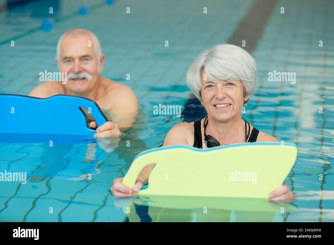 Group senior swim hi-res stock photography and images - Alamy