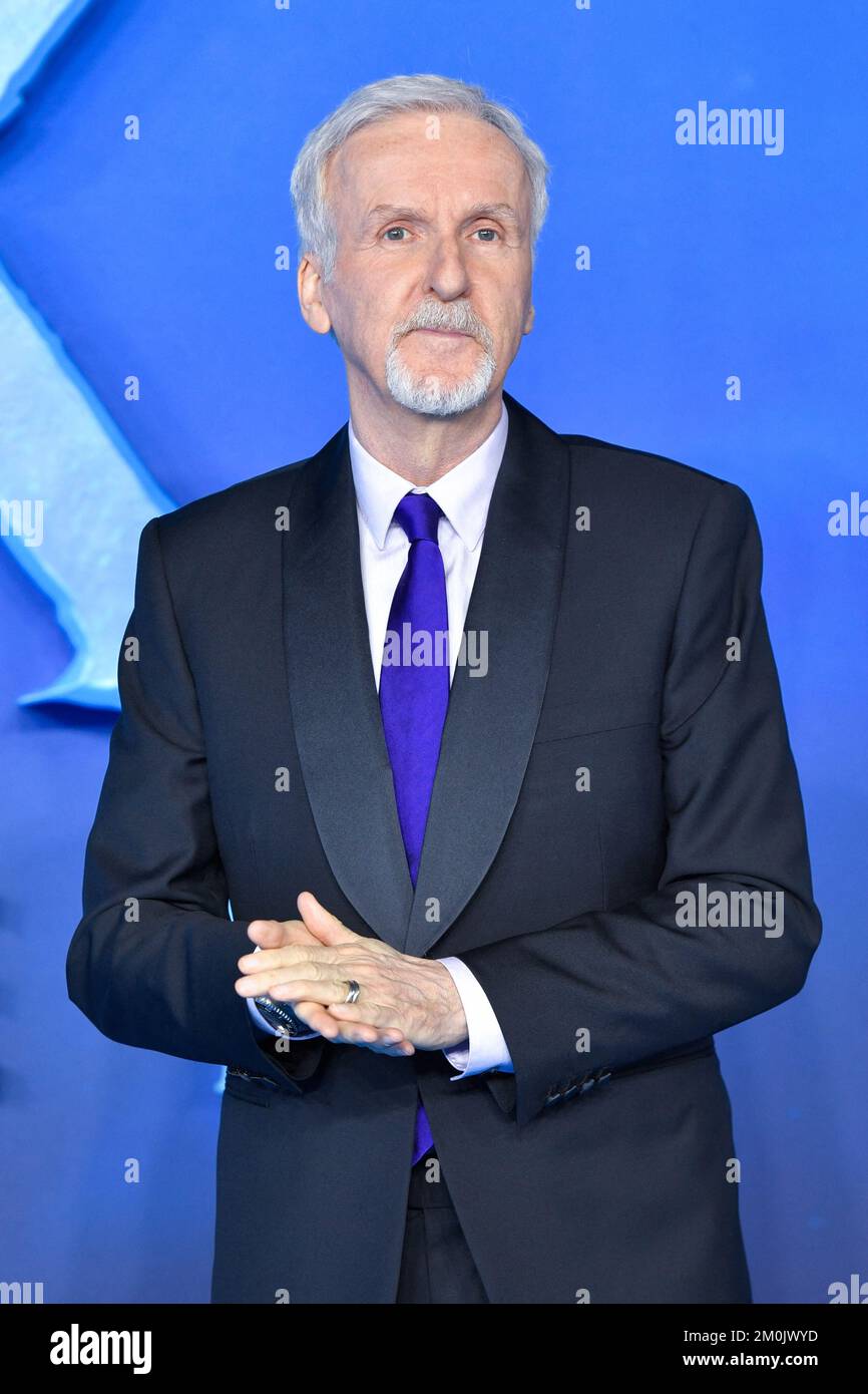 James Cameron attending the Avatar: The Way Of Water World Premiere in ...