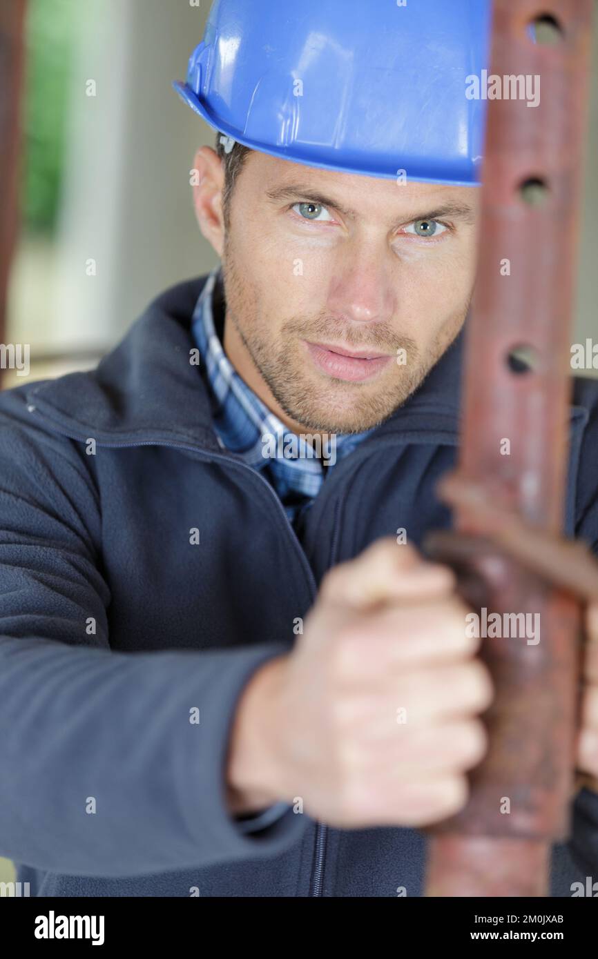 Fixing a pipe hi-res stock photography and images - Alamy