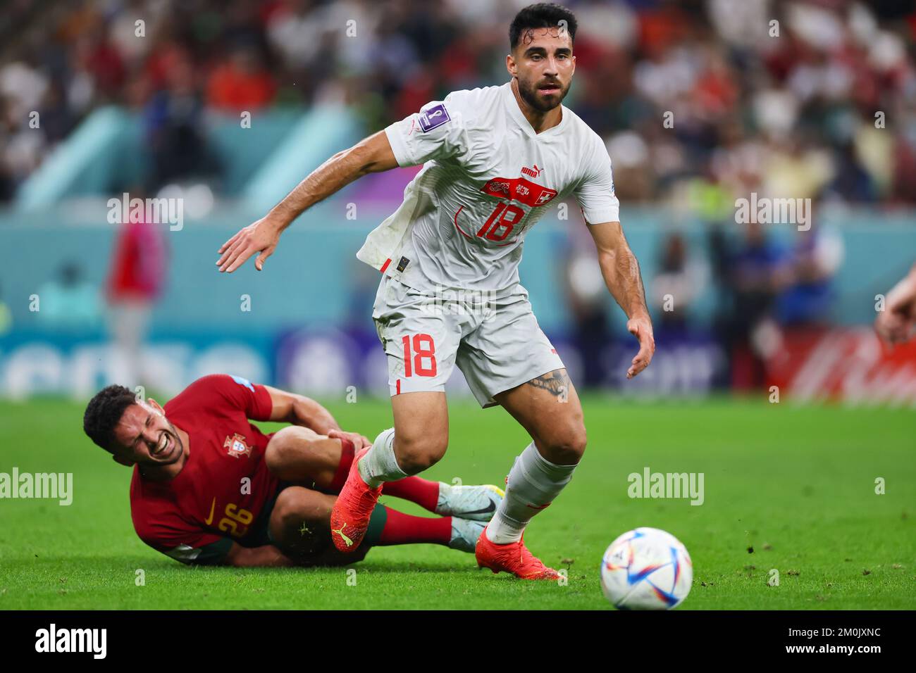 Lusail, Qatar. 6th Dec, 2022. Eray Comert (SUI) Football/Soccer : FIFA World Cup Qatar 2022 ...