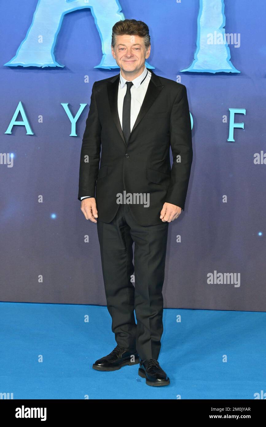 World Premiere Of `Avatar: The Way of Water` In London -PICTURED: Andy ...
