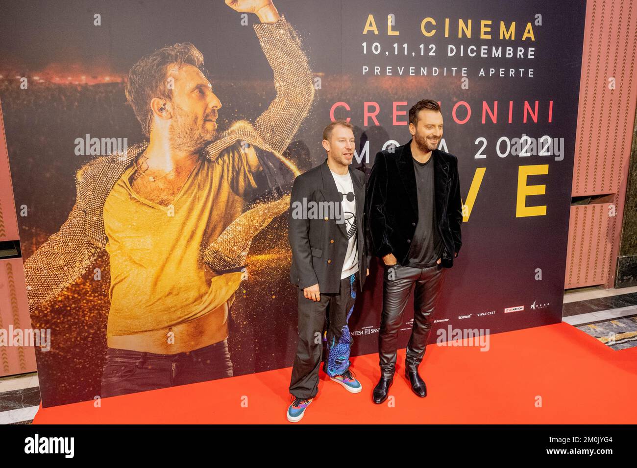 Italy 6 December 2022 Cesare Cremonini at cinema Odeon for Imola Live ...