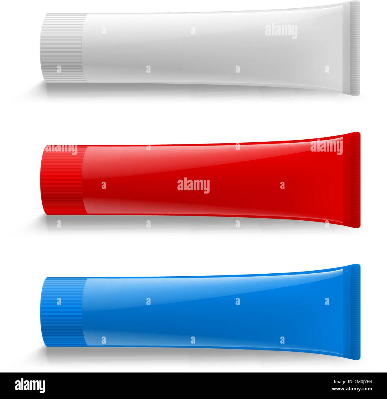 Tube Cream Set Illustration. Mock Up. Cosmetic, Cream, Tooth Paste ...