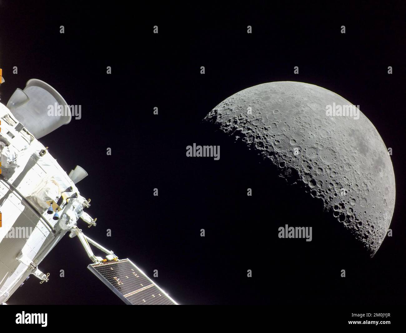 In Space. 5th Dec, 2022. On the 20th day of the Artemis I mission ...