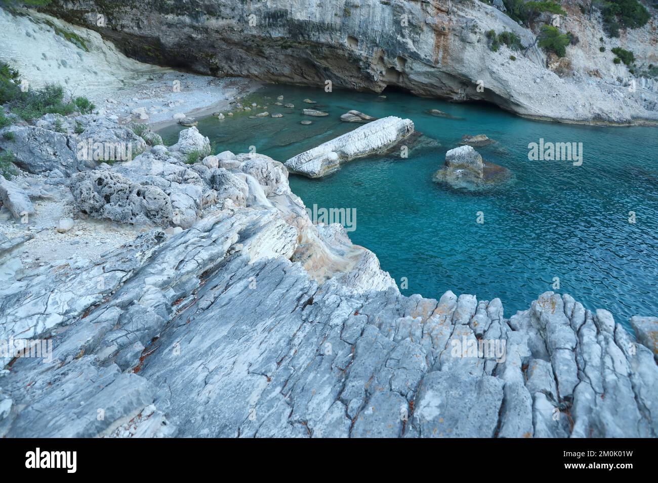 Travel in Turkey Aegean sea and rocks lagoon landscape nature. Big ...
