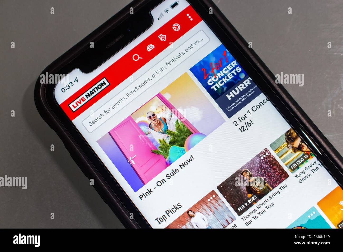 Ticketmaster logo hi-res stock photography and images - Alamy