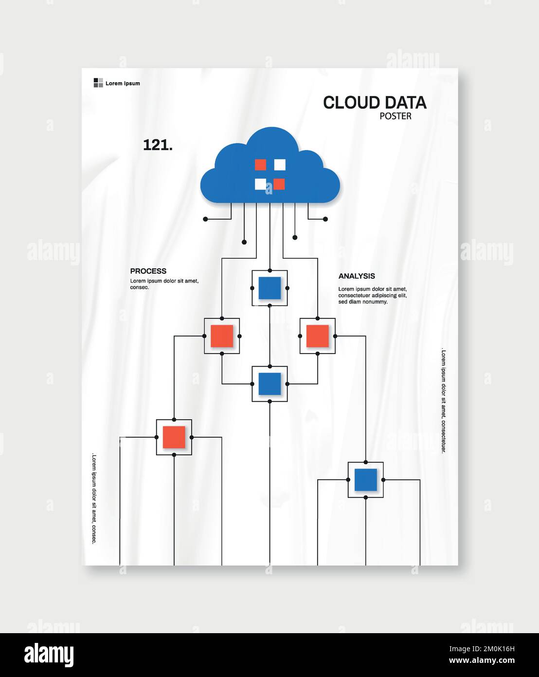 Cloud data poster Stock Vector Image & Art - Alamy
