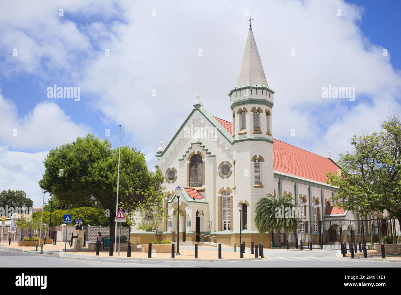 ORANJESTAD, ARUBA - JULY 17, 2022: Pro-Catedral San Francisco Di Asis ...