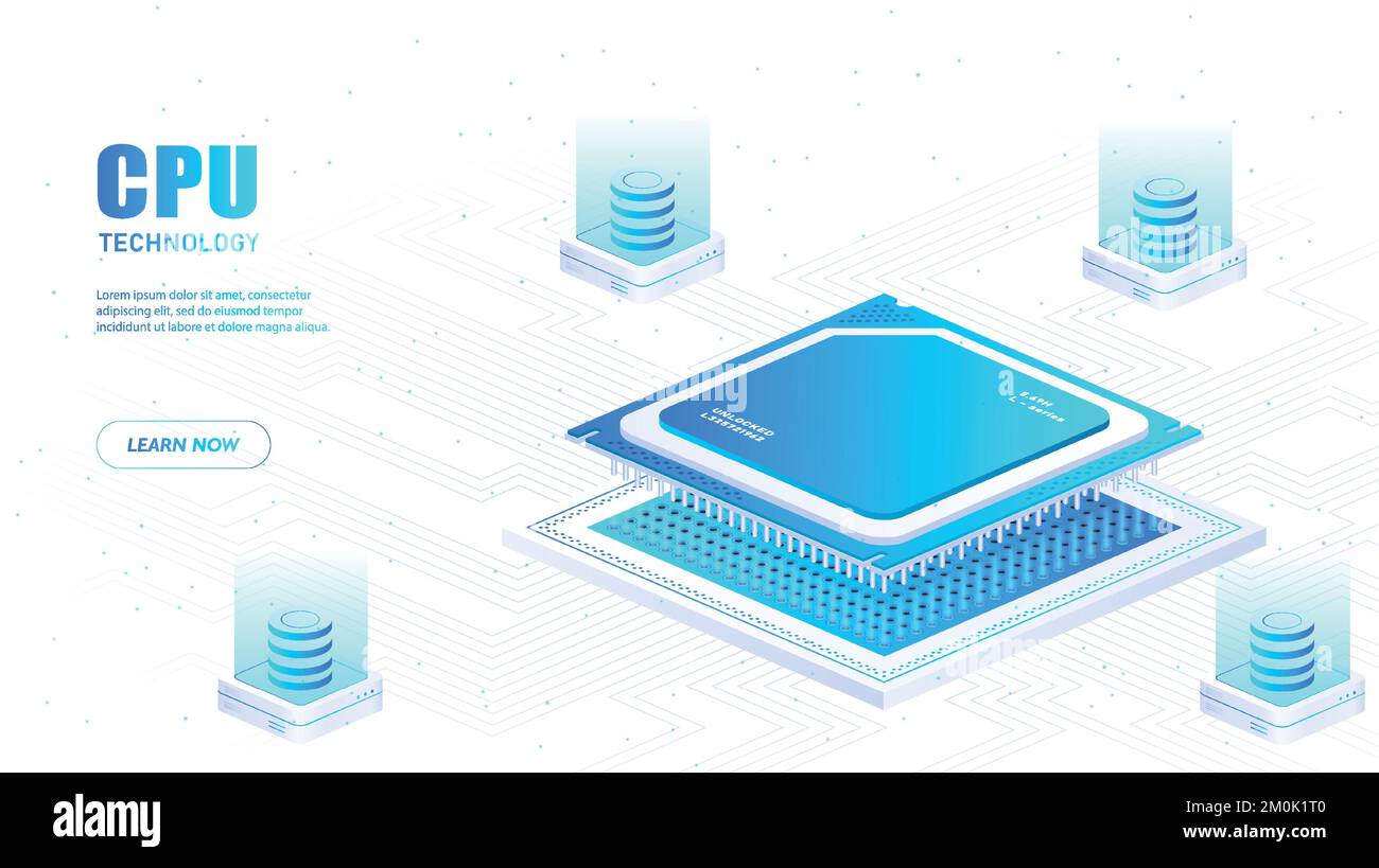 Cpu Technology Concept Stock Vector Image And Art Alamy