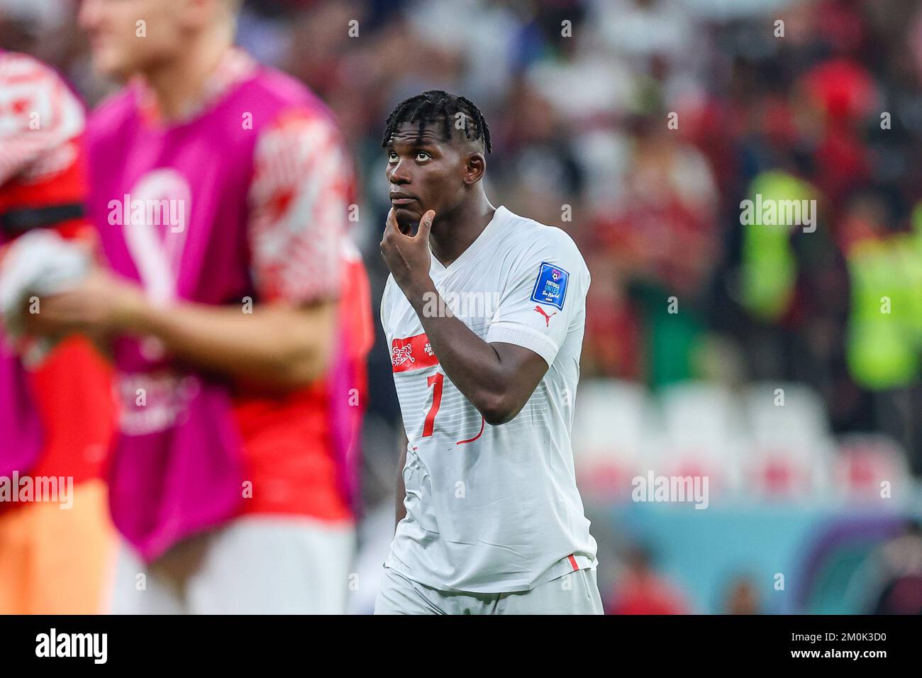 Doha, Qatar. 06th Dec, 2022. Breel Embolo player of Switzerland during ...