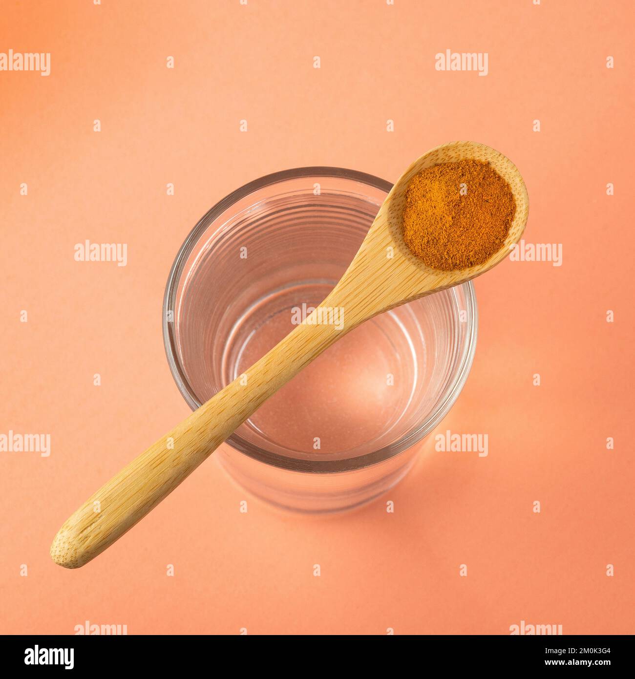 Organic turmeric powder to mix with water - Curcuma longa Stock Photo ...