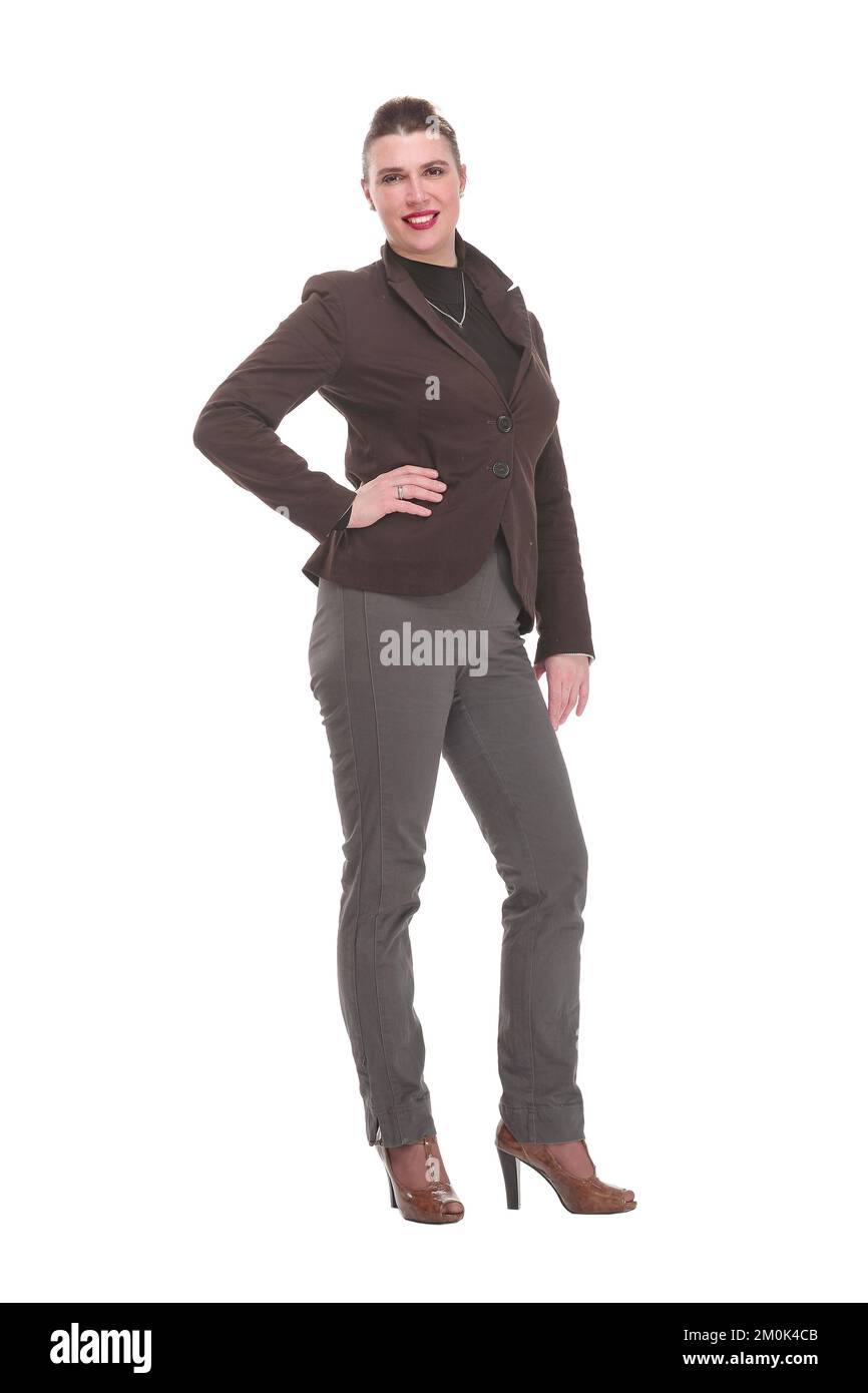 Full body young woman in casual clothes, relaxed pose Stock Photo - Alamy