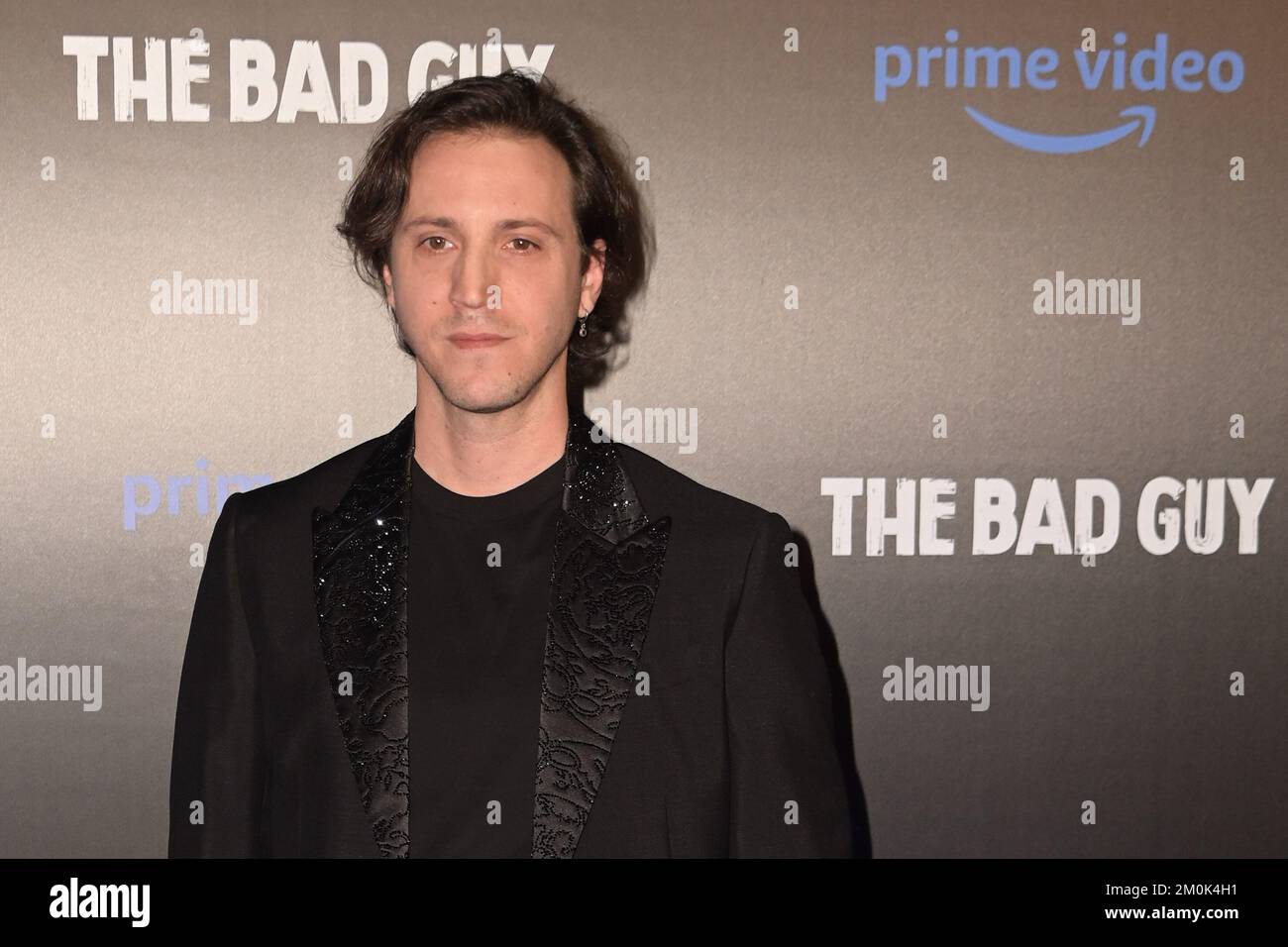 Calafato Ivano attends the blu carpet of the Prime Video movie "The bad ...