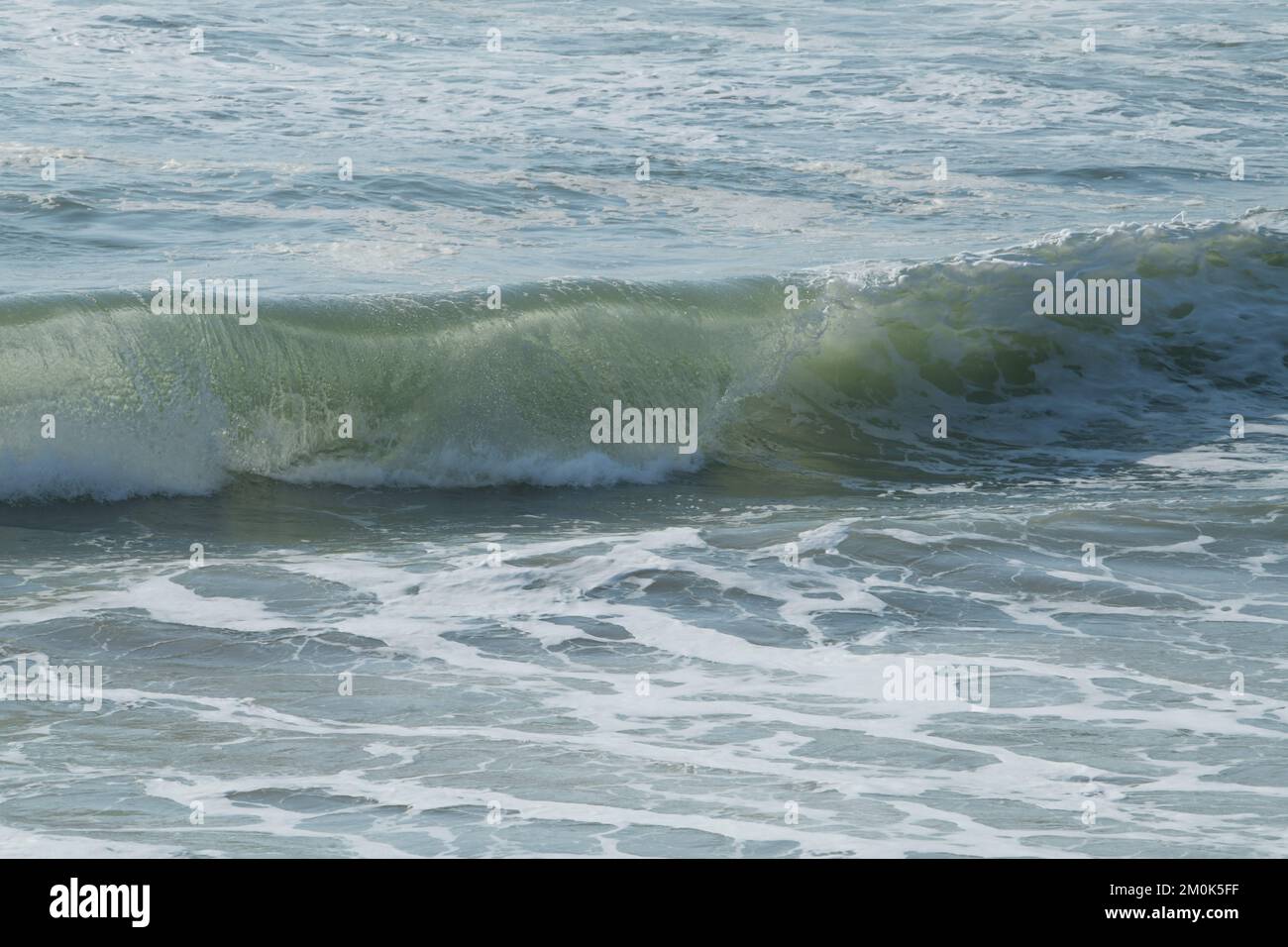 Beautiful minimal landscape, breaking wave, marine water science, earth ...