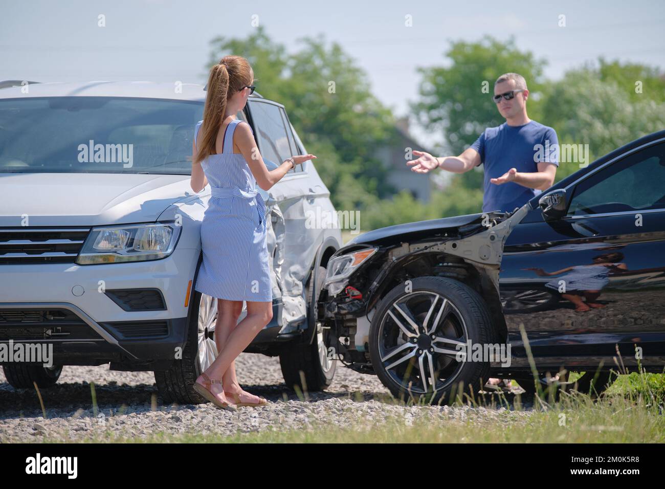 Man driver road rage woman hi-res stock photography and images - Alamy