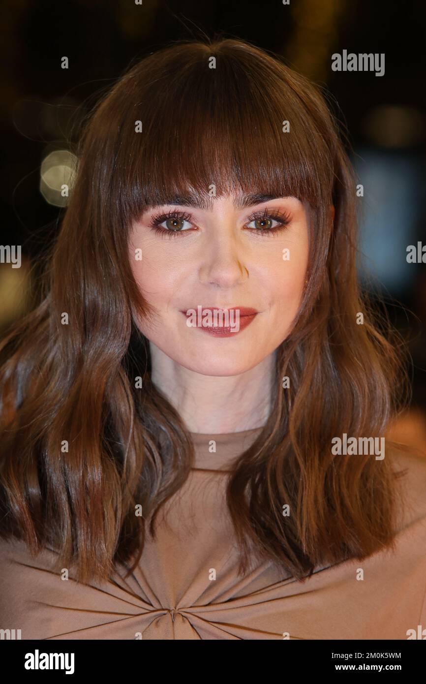 Lily Collins attends the 'Emily In Paris' by Netflix - Season 3 World ...