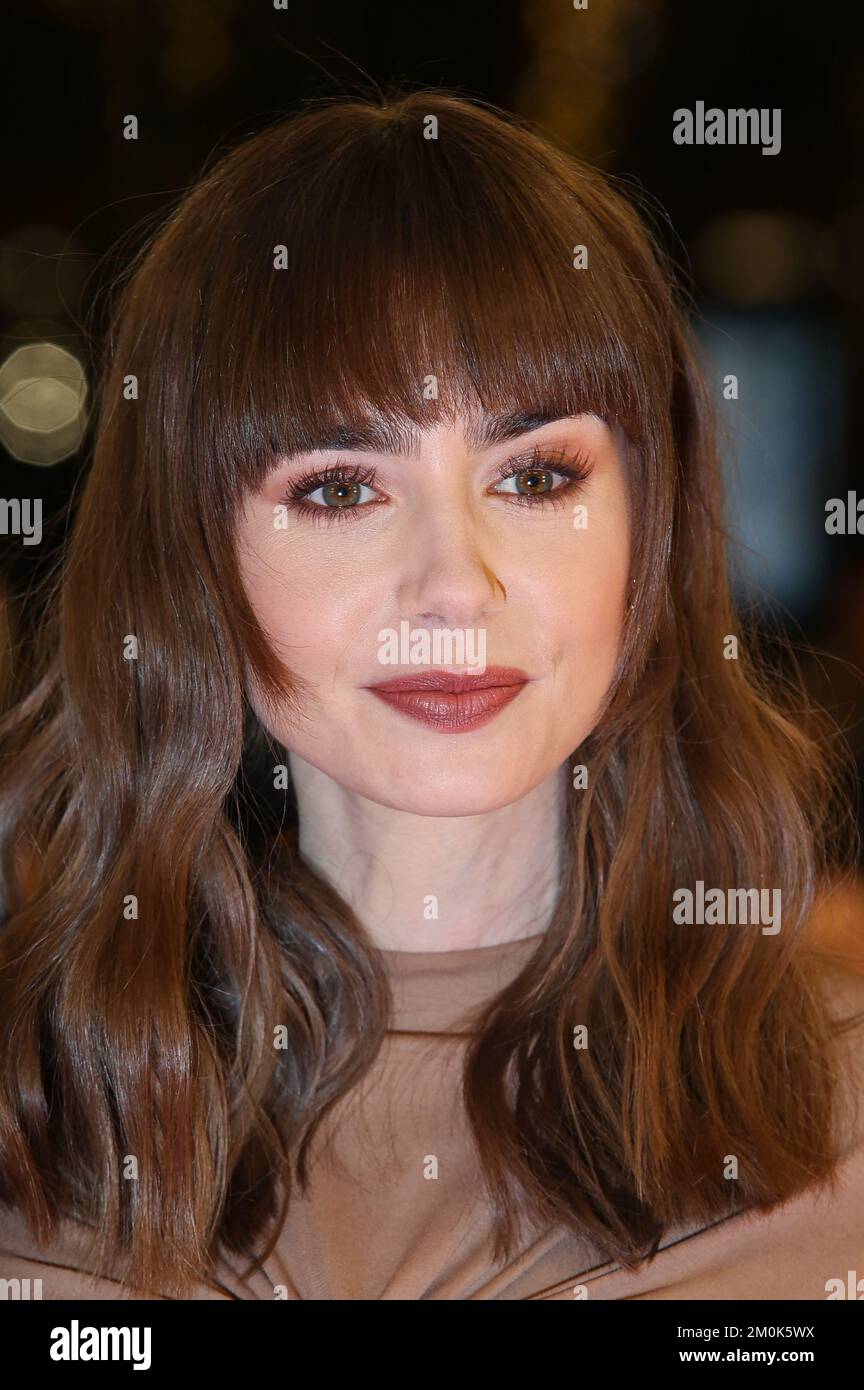 Lily Collins attends the 'Emily In Paris' by Netflix - Season 3 World ...