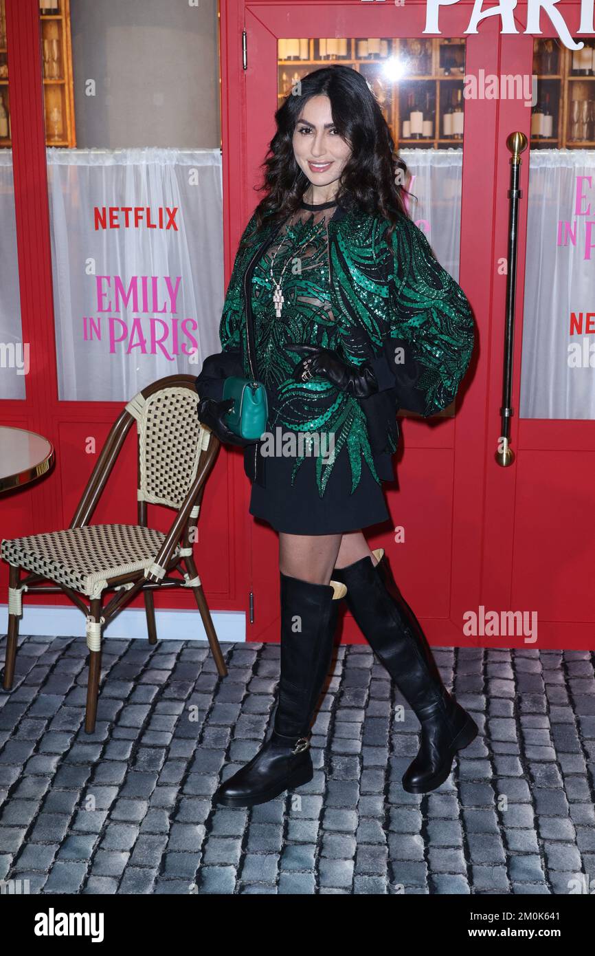 Diala Makki attend the "Emily In Paris" by Netflix - Season 3 World ...