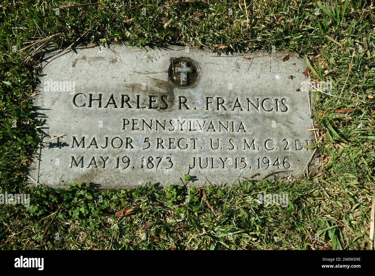 Los Angeles, California, USA 3rd December 2022 Charles Francis Grave at ...