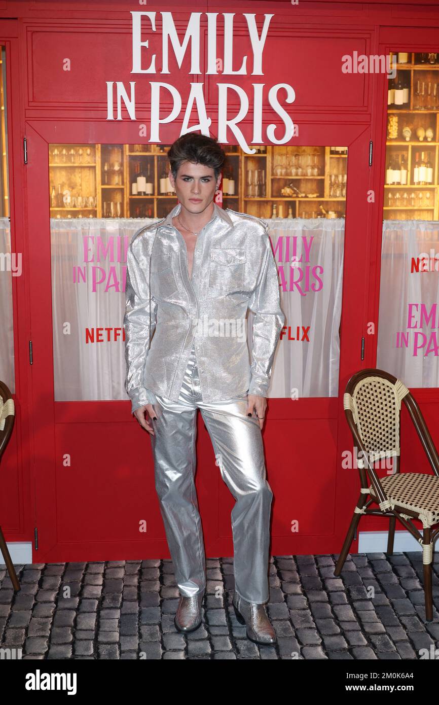 Raphael Say attend the "Emily In Paris" by Netflix - Season 3 World ...