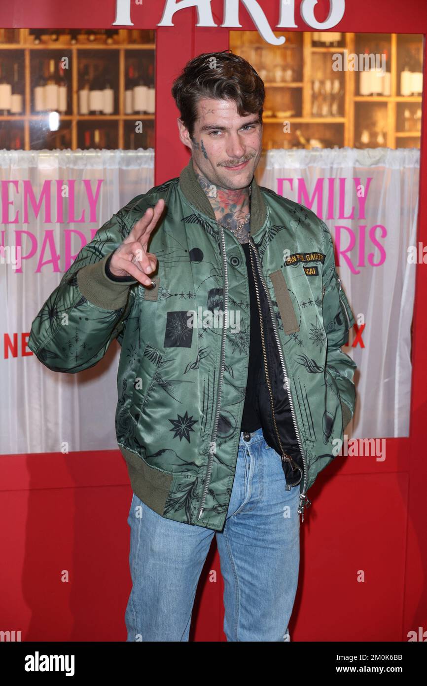 Clement Grobotek attend the "Emily In Paris" by Netflix - Season 3 ...
