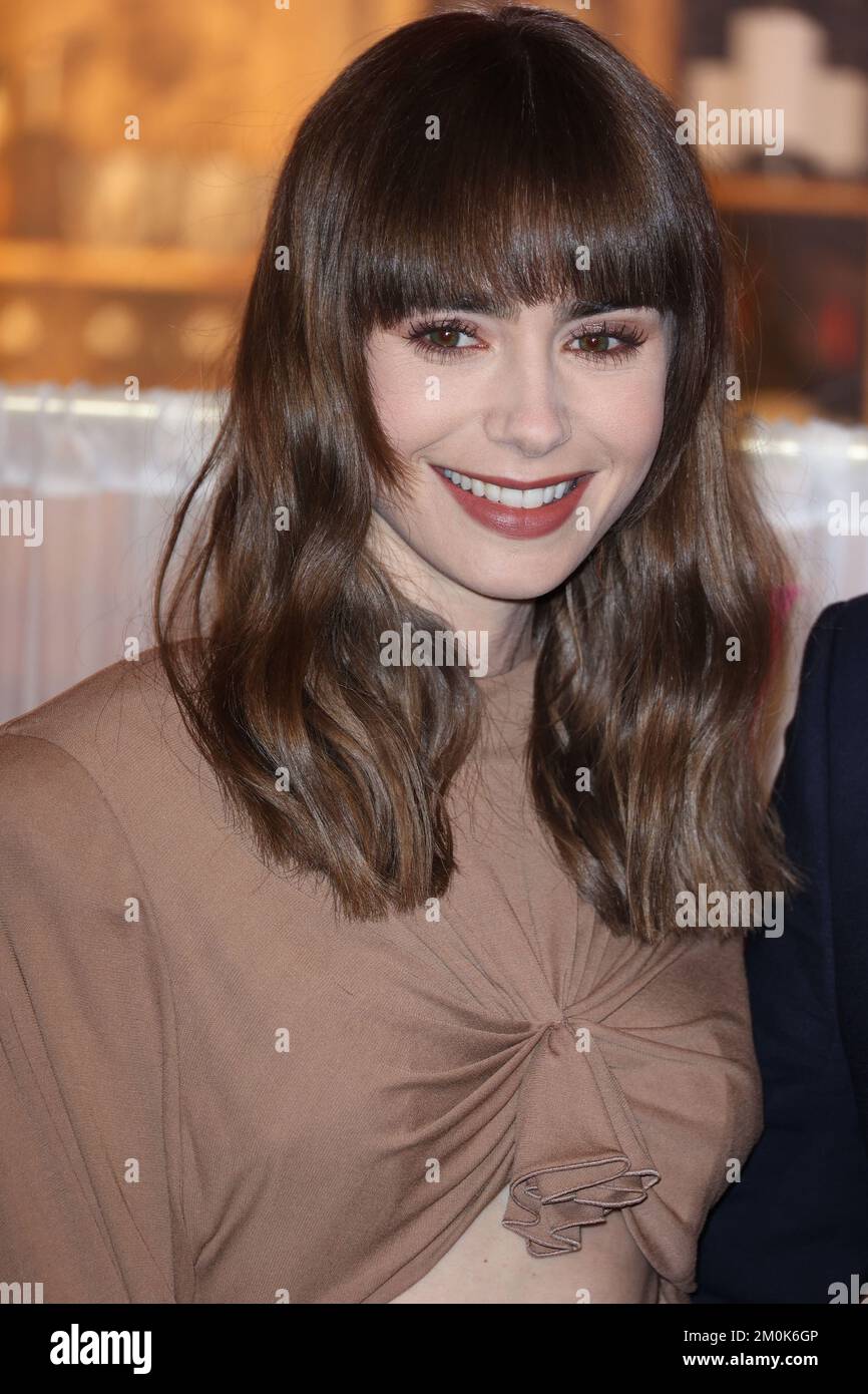Lily Collins attend the "Emily In Paris" by Netflix - Season 3 World ...