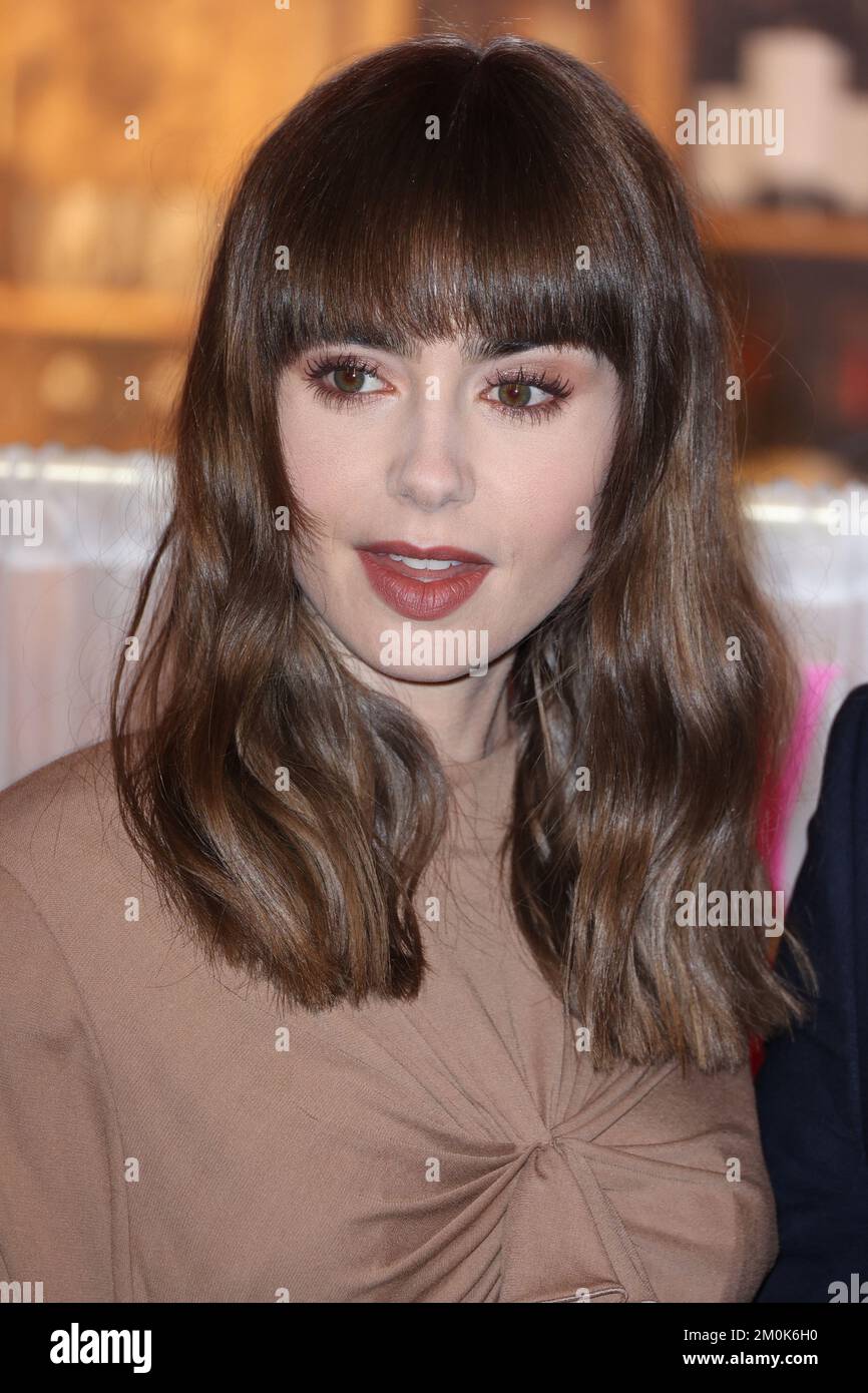 Lily Collins attend the "Emily In Paris" by Netflix - Season 3 World ...