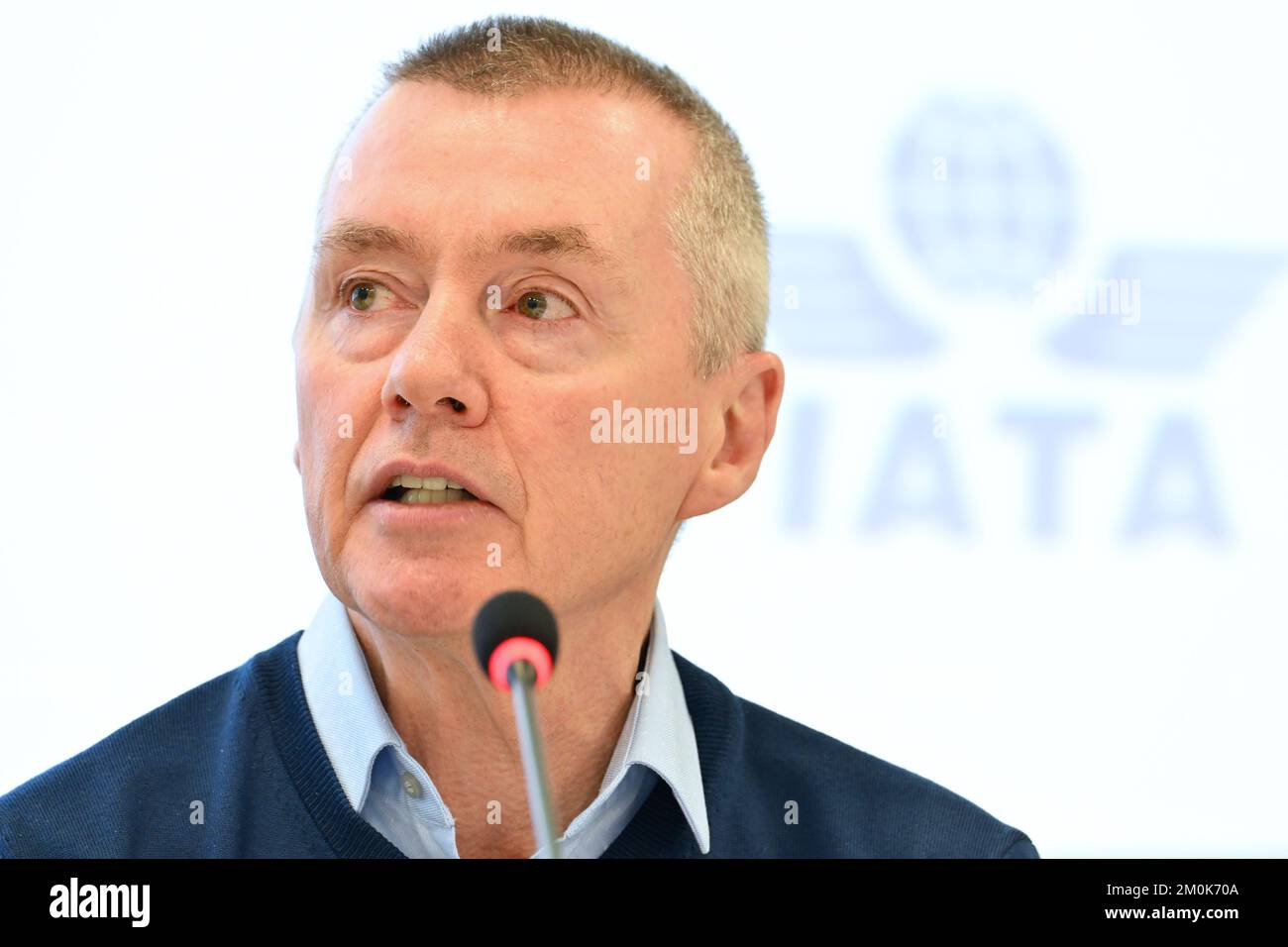 Geneva. 6th Dec, 2022. Willie WALSH, IATA's Director General ...