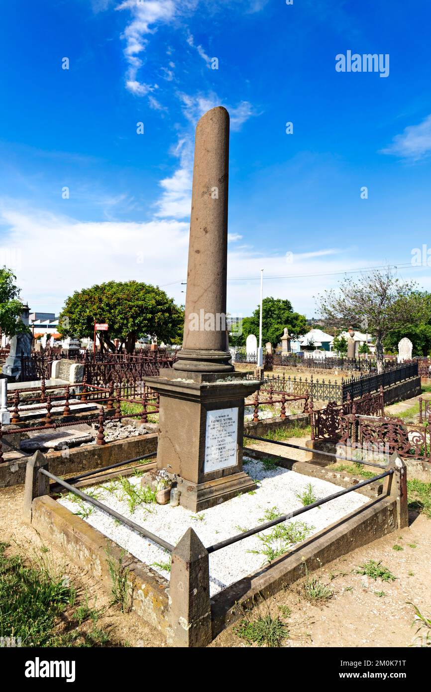 Ballarat Australia / The Memorial tombstone dedicated to Scottish goldigger James Scobie Stock ...