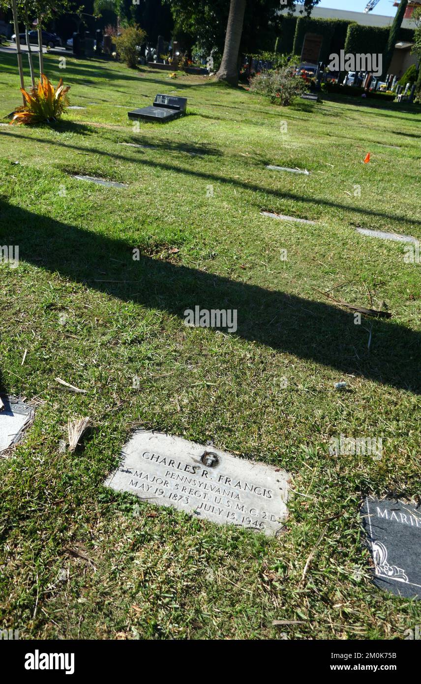 Los Angeles, California, USA 3rd December 2022 Charles Francis Grave at ...