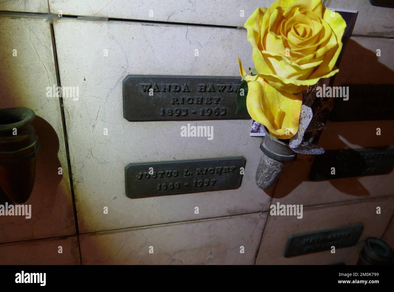 Los Angeles, California, USA 3rd December 2022 AActress Wanda Hawley's ...