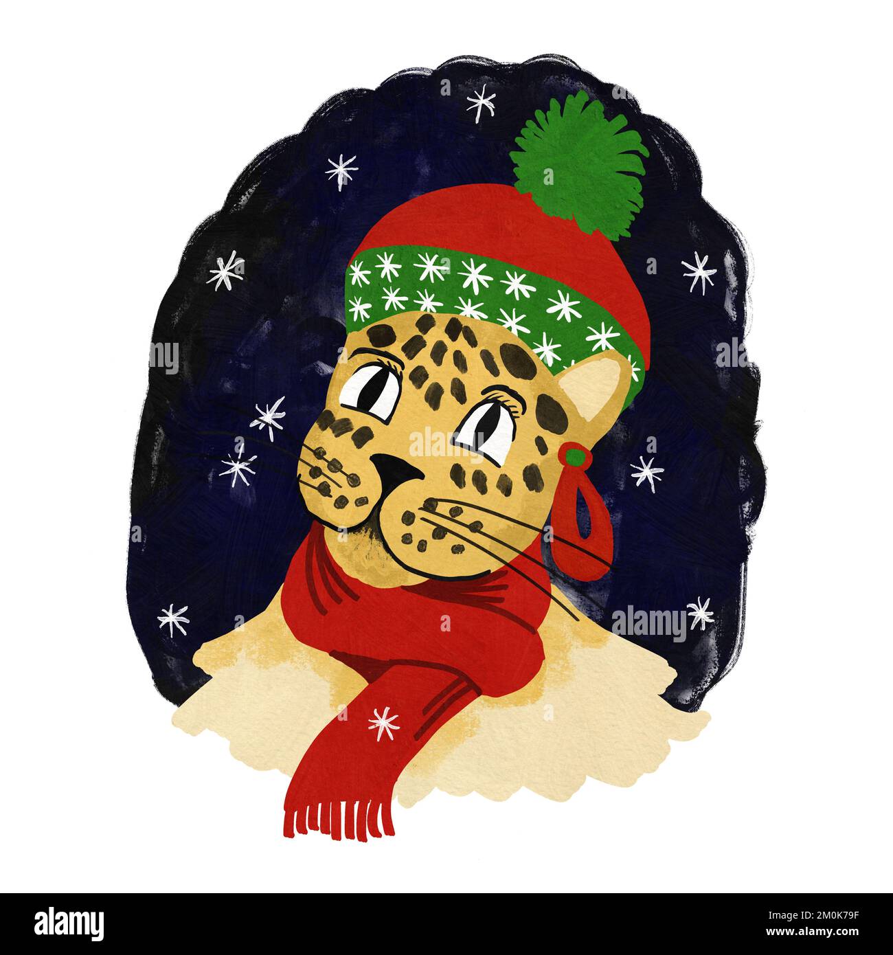 Cartoon snow leopard hi-res stock photography and images - Alamy