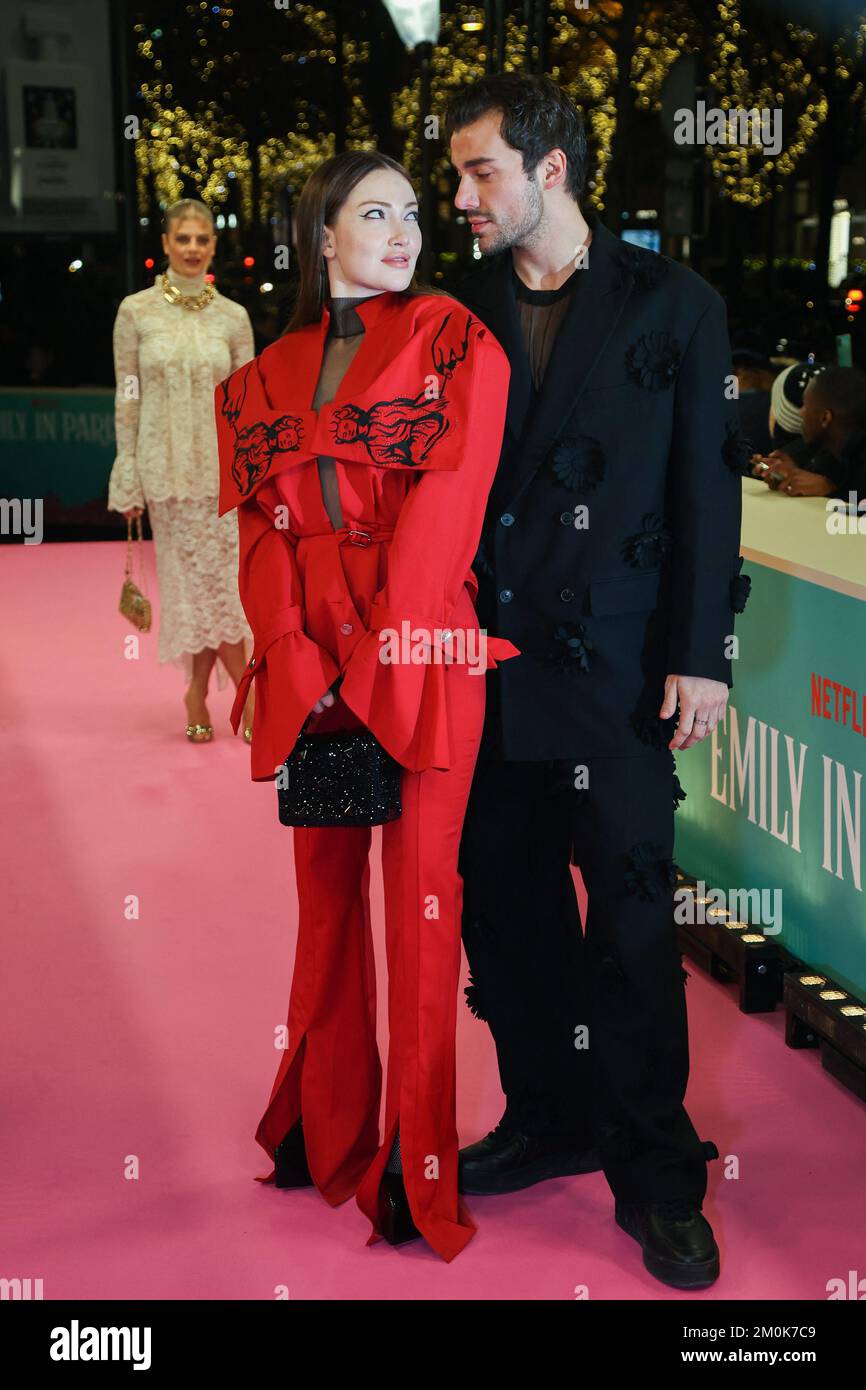 Danla Bilic and Cemal Can Canseven attend the 'Emily In Paris' by ...