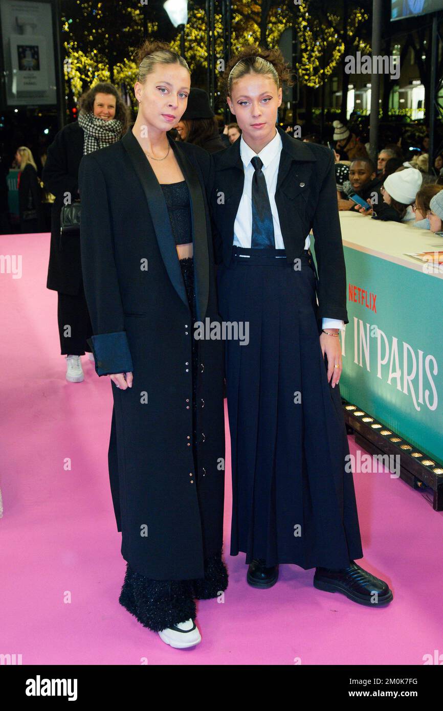 Logane Neffah and Cheyenne Neffah attend the 'Emily In Paris' by Netflix - Season 3 World ...